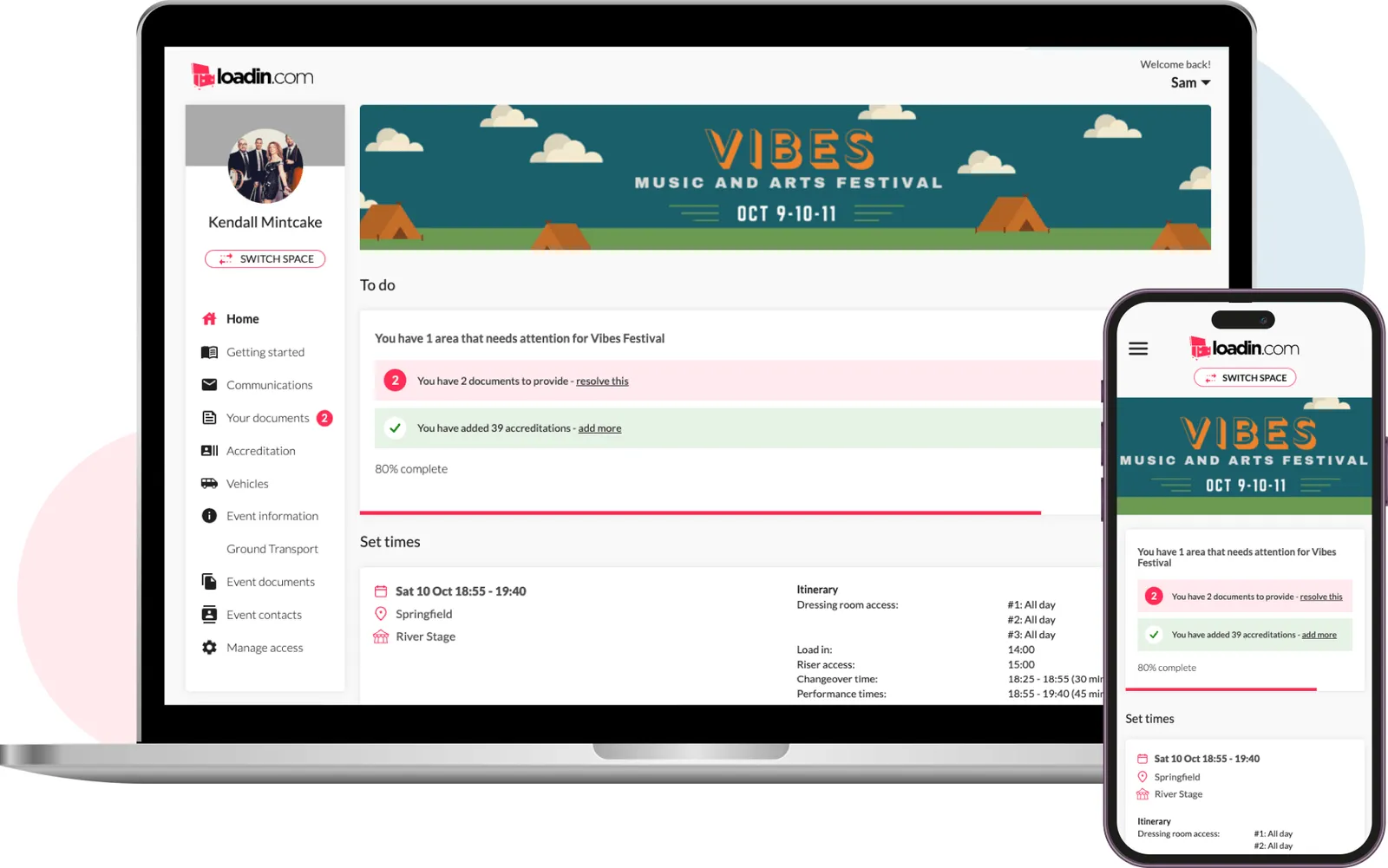 loadin.com - Experience the future of live event industry collaboration